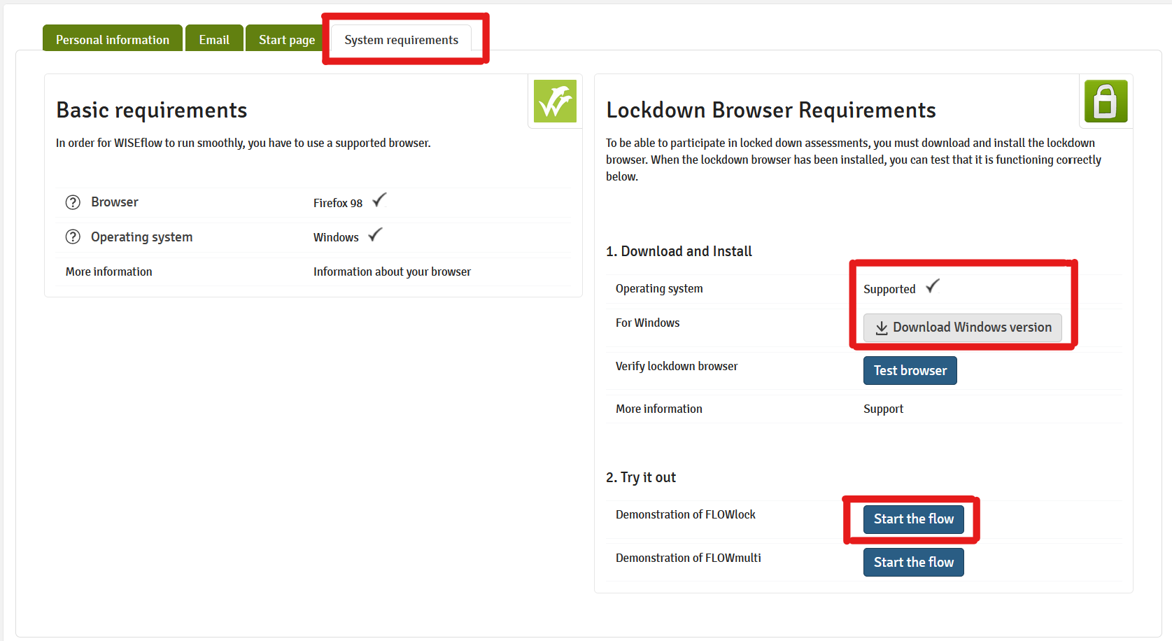 Flowlock: Installation and demo-exam | MF
